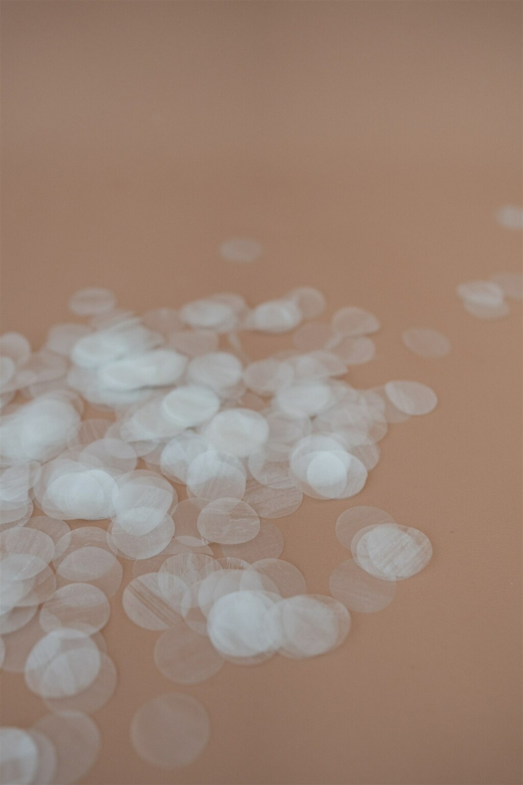 Biodegradable Confetti Bag - White Circles - Bowerbird Bride