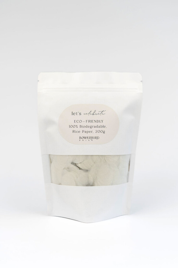 *BACK SOON* Biodegradable Confetti Bag Small - White Circles ...